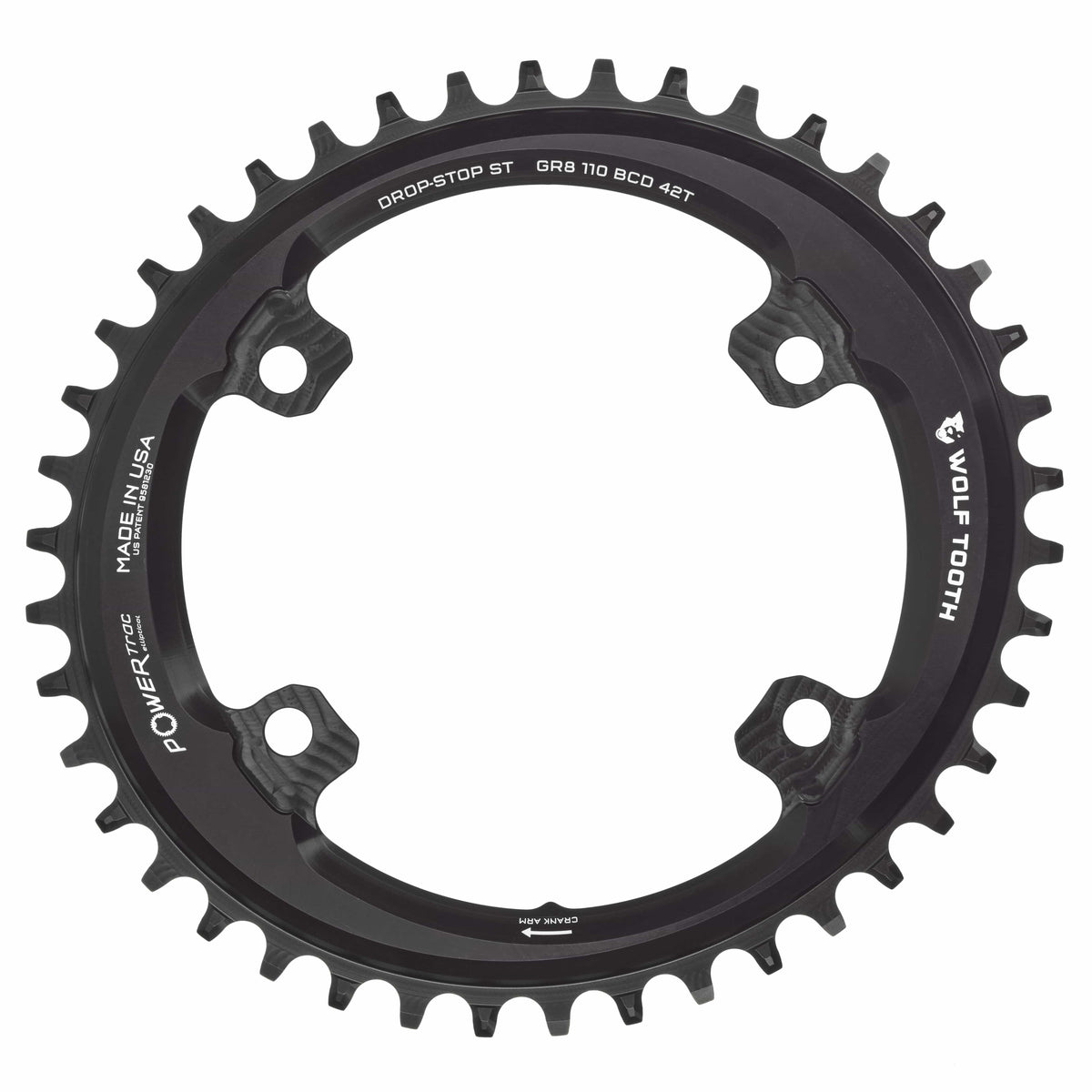 Oval 110 BCD Asymmetric 4-Bolt Chainrings for Shimano GRX Cranks – Wolf ...