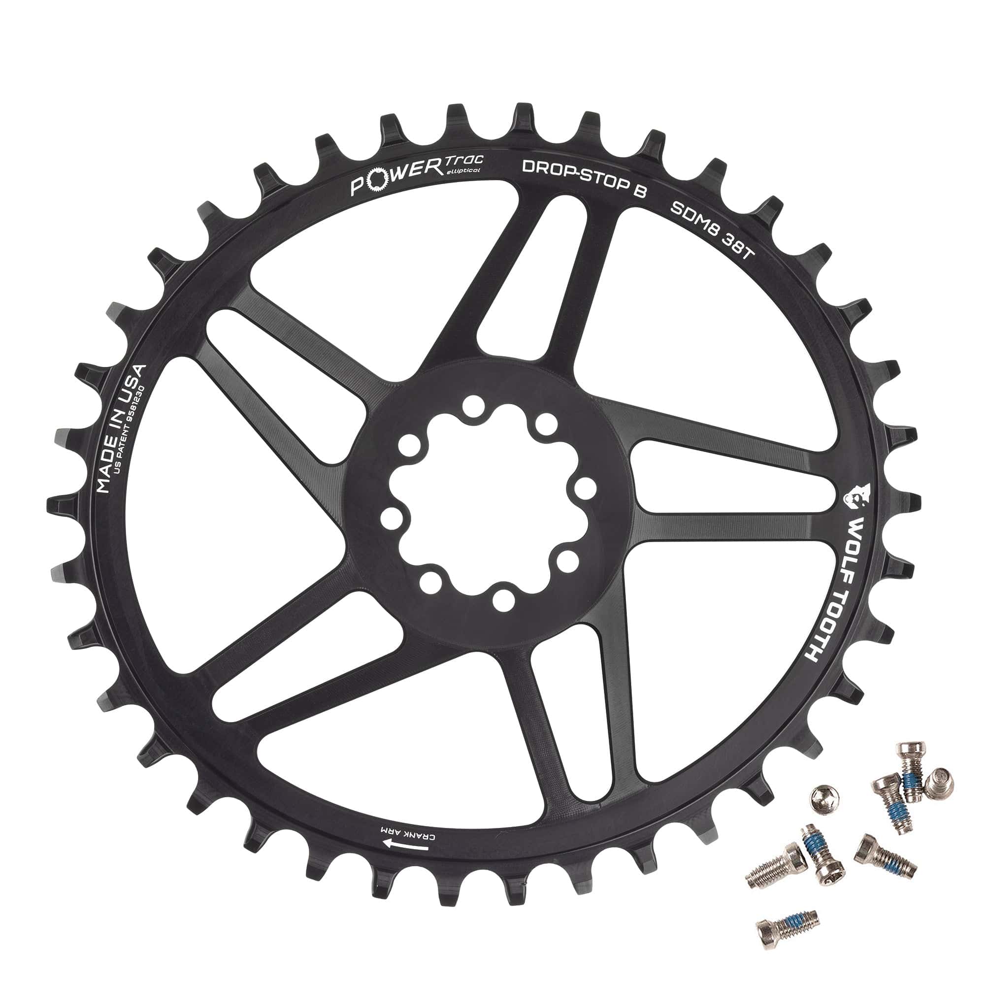 Oval Direct Mount Chainrings for SRAM 8-Bolt Gravel / Road Cranks