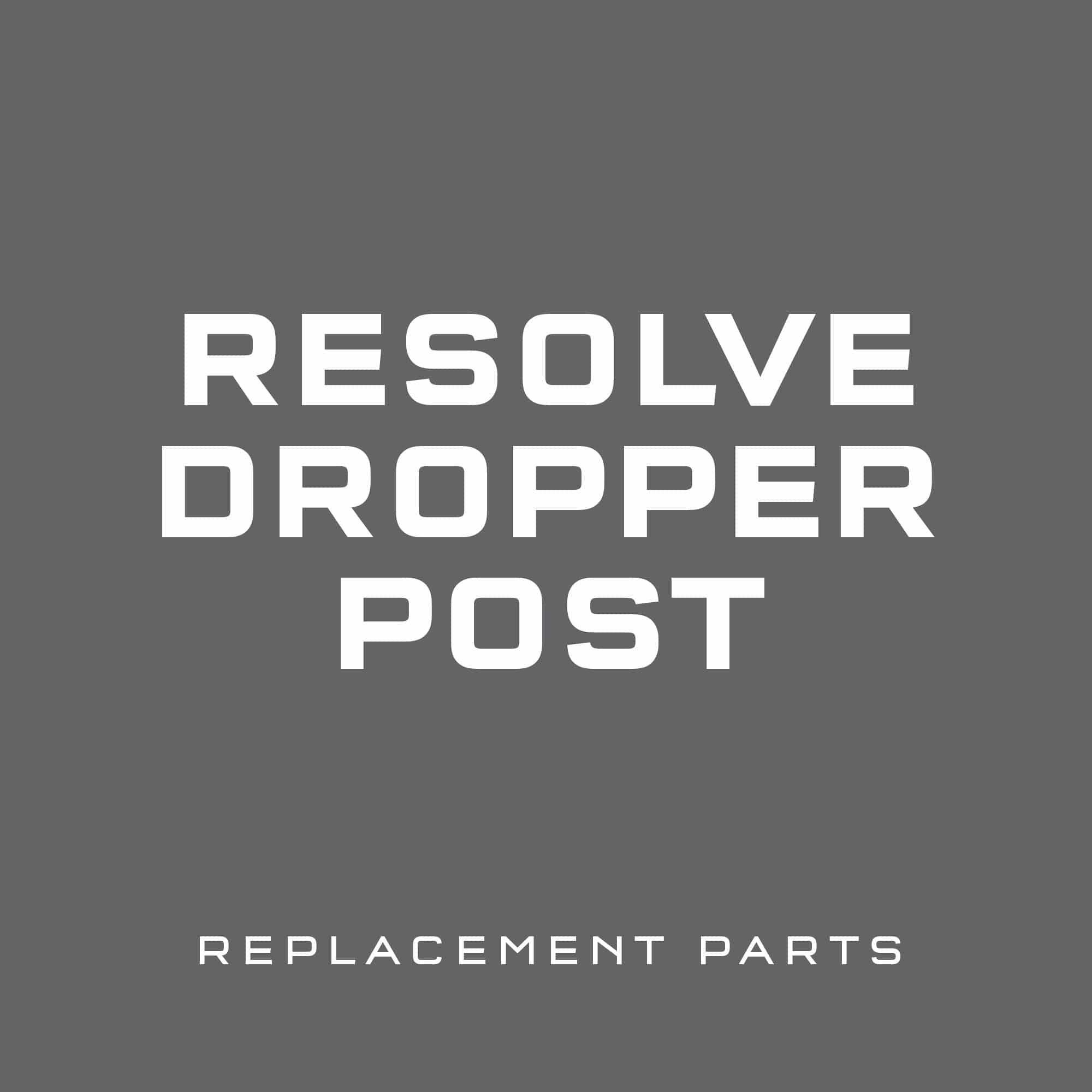 Resolve Dropper Post Replacement Parts – Wolf Tooth Components