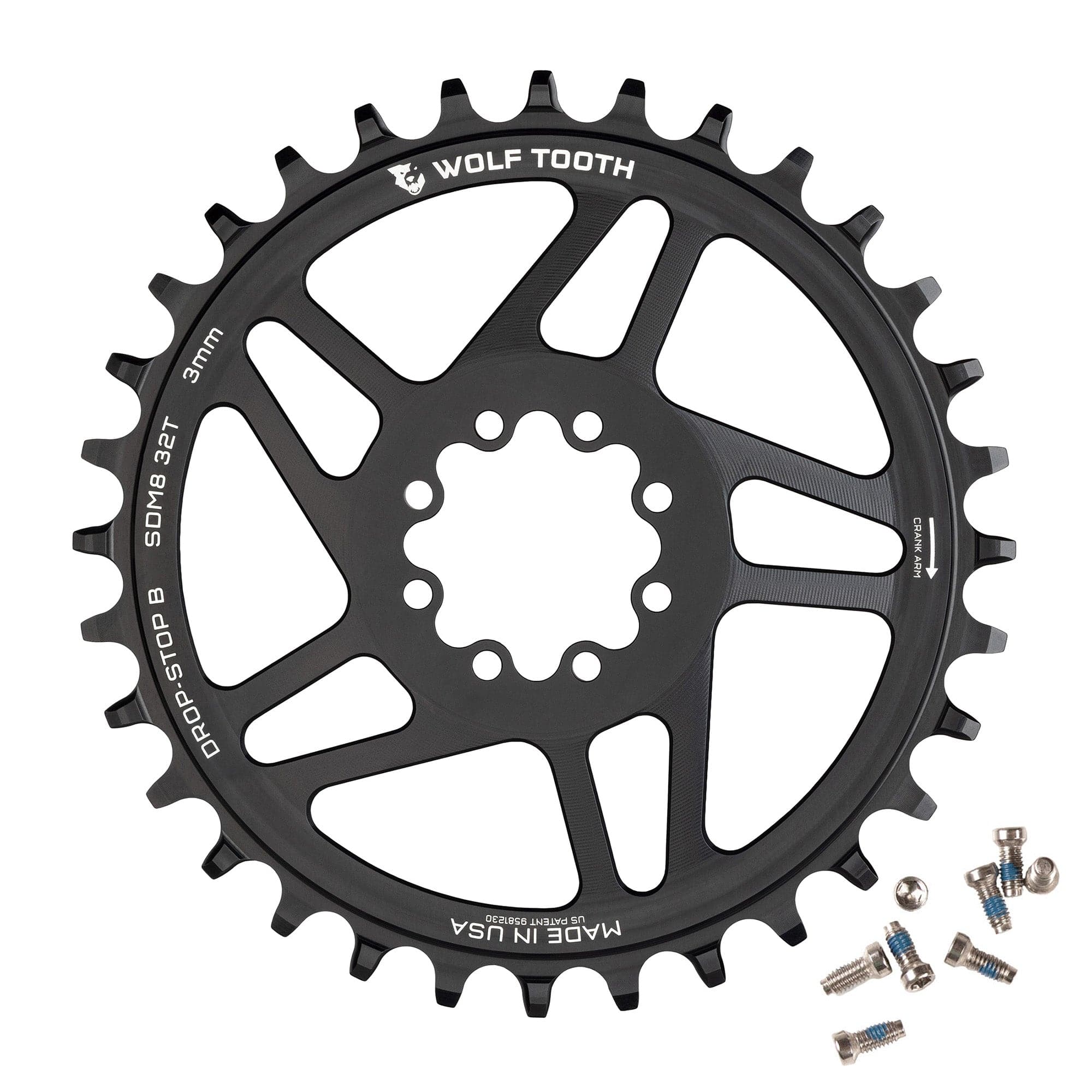 Direct Mount Chainrings for SRAM 8-Bolt Mountain Cranks - Wolf Tooth ...