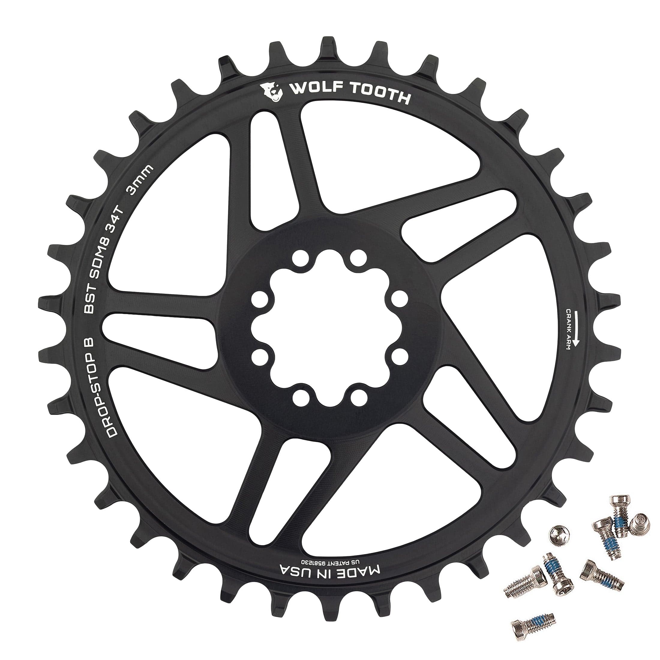 Direct Mount Chainrings for SRAM 8-Bolt Mountain Cranks - Wolf Tooth ...