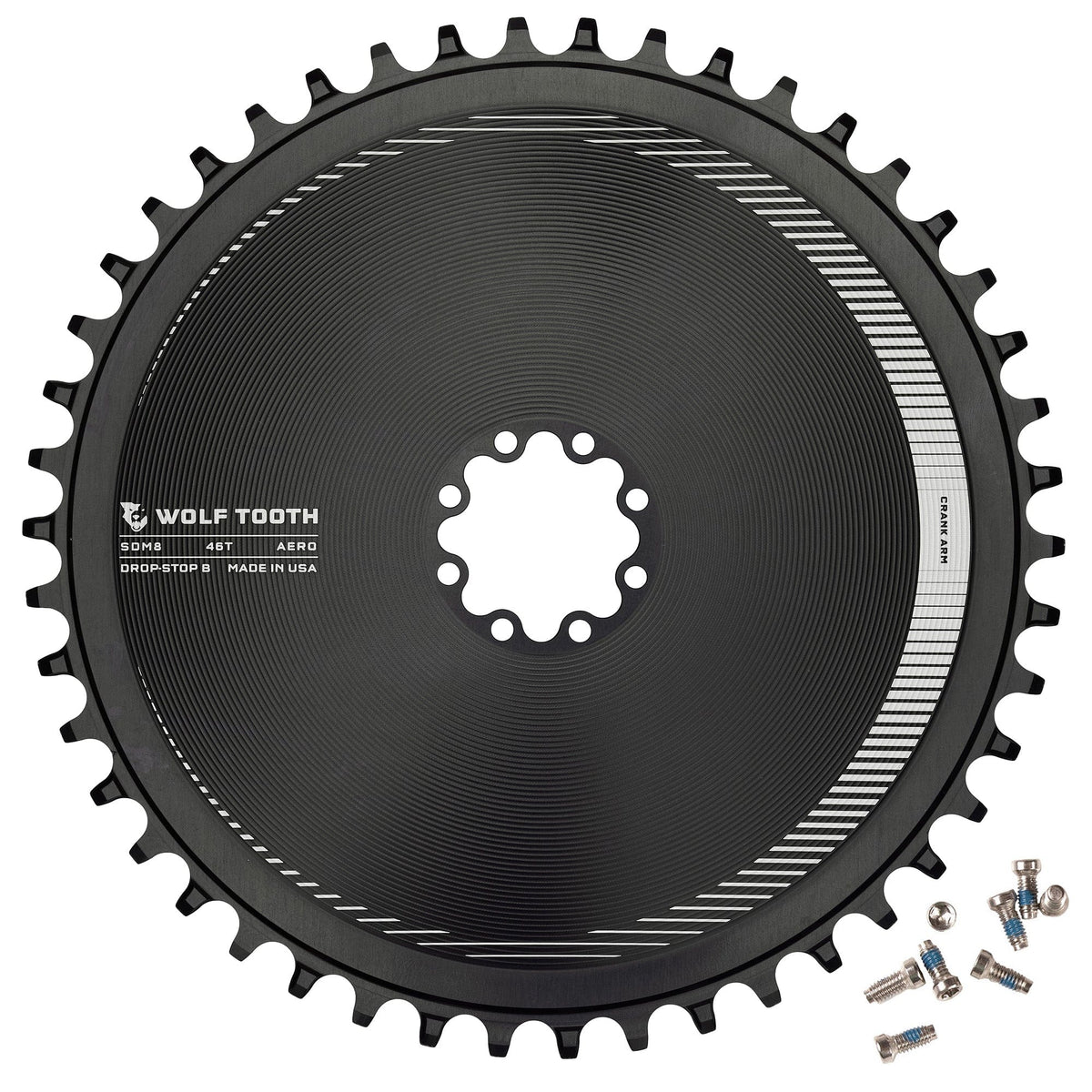 Aero Direct Mount Chainring for SRAM 8-Bolt Gravel / Road Cranks – Wolf ...