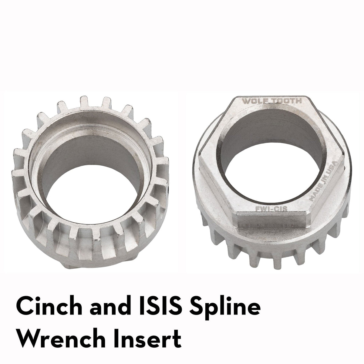 Pack Wrench and Inserts Kit - Ultralight BB Wrench and 1-Inch Hex Inse